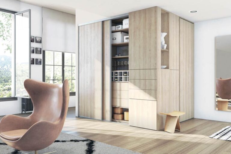 Comment réaliser un dressing à porte coulissante