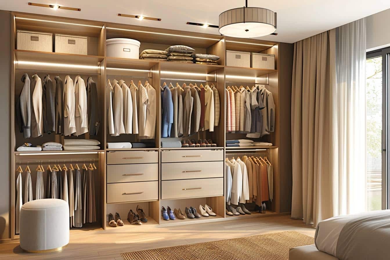 Dressing séparation : idées pour un espace pratique et chic