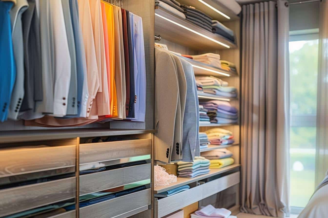 Optimisez votre placard de chambre à coucher moderne en 5 étapes