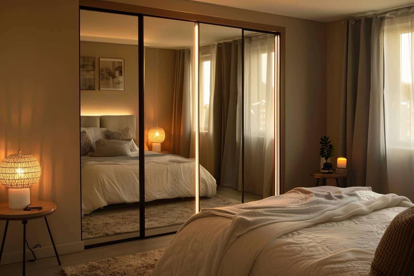 Dressing miroir coulissant : optimisez votre espace avec style