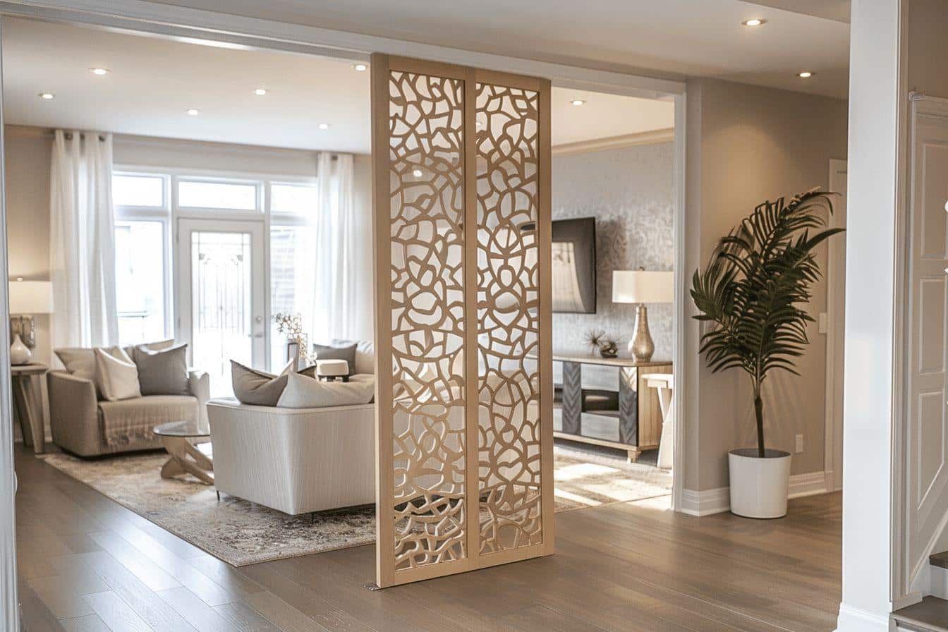 Séparation salon : idées élégantes pour optimiser l’espace