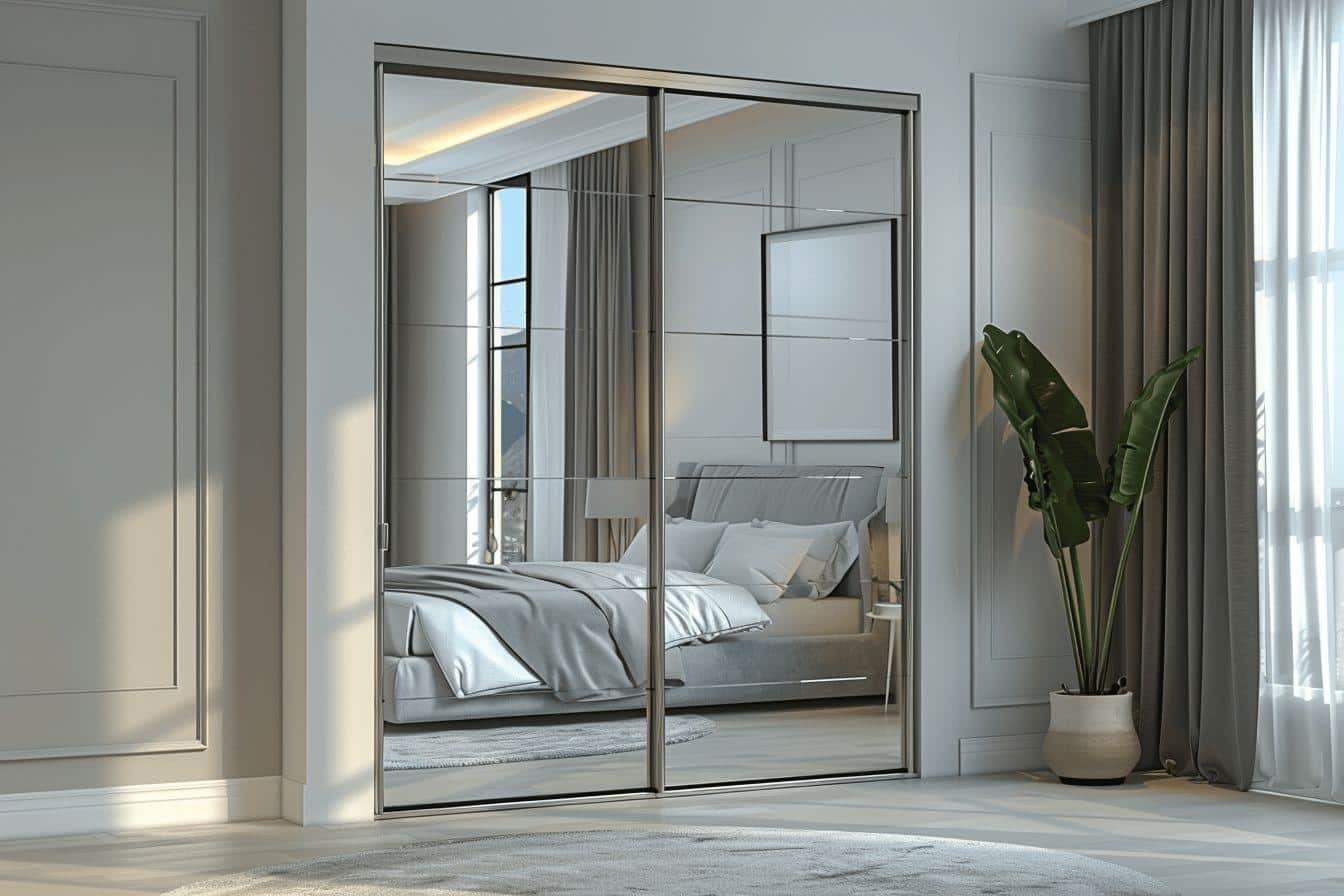 Porte placard coulissante 120 cm : gain de place garanti