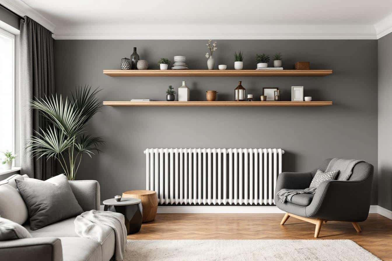 Optimisez l’espace avec des tablettes pour radiateurs