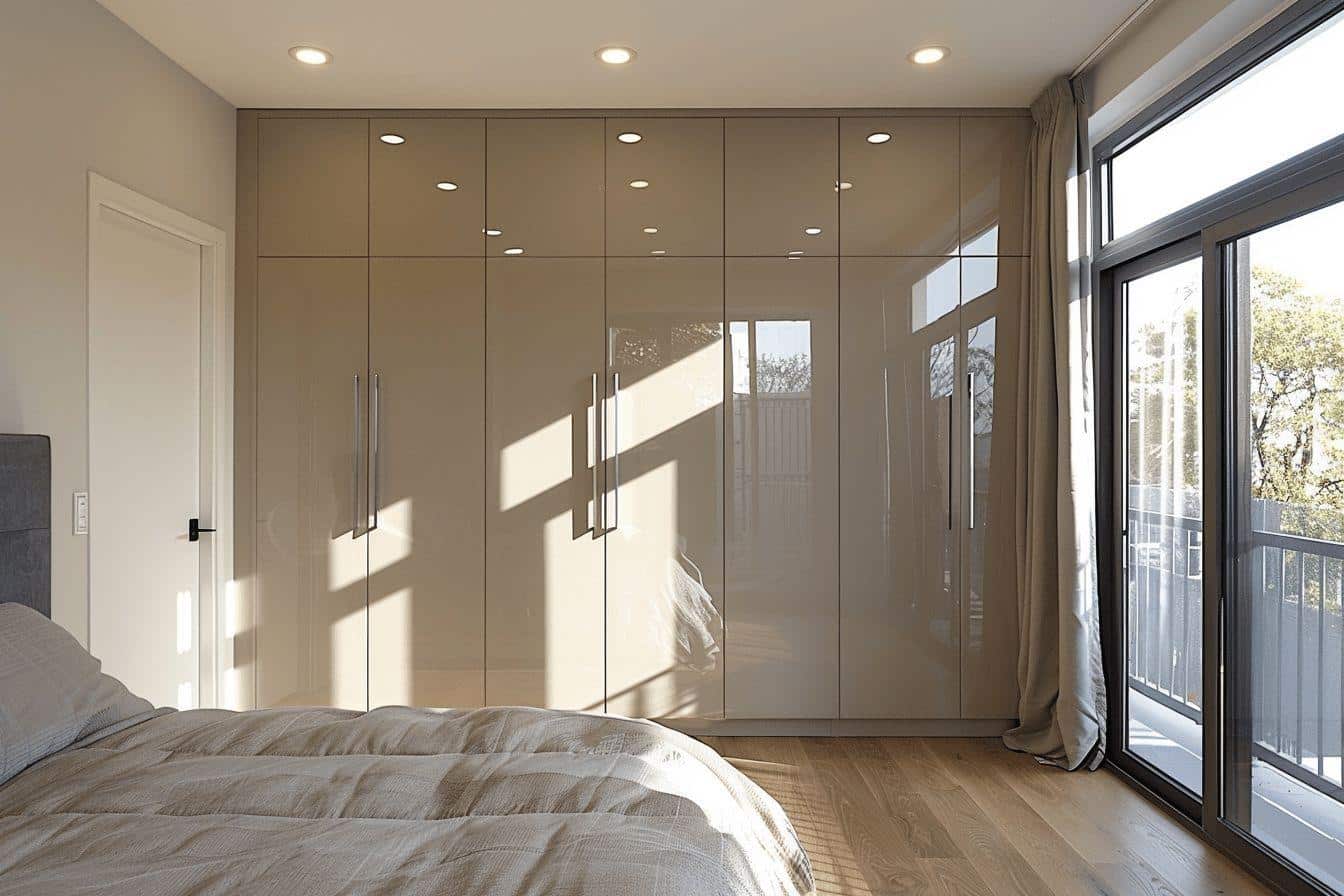 Gagnez de la place avec un placard 4 portes sur mesure