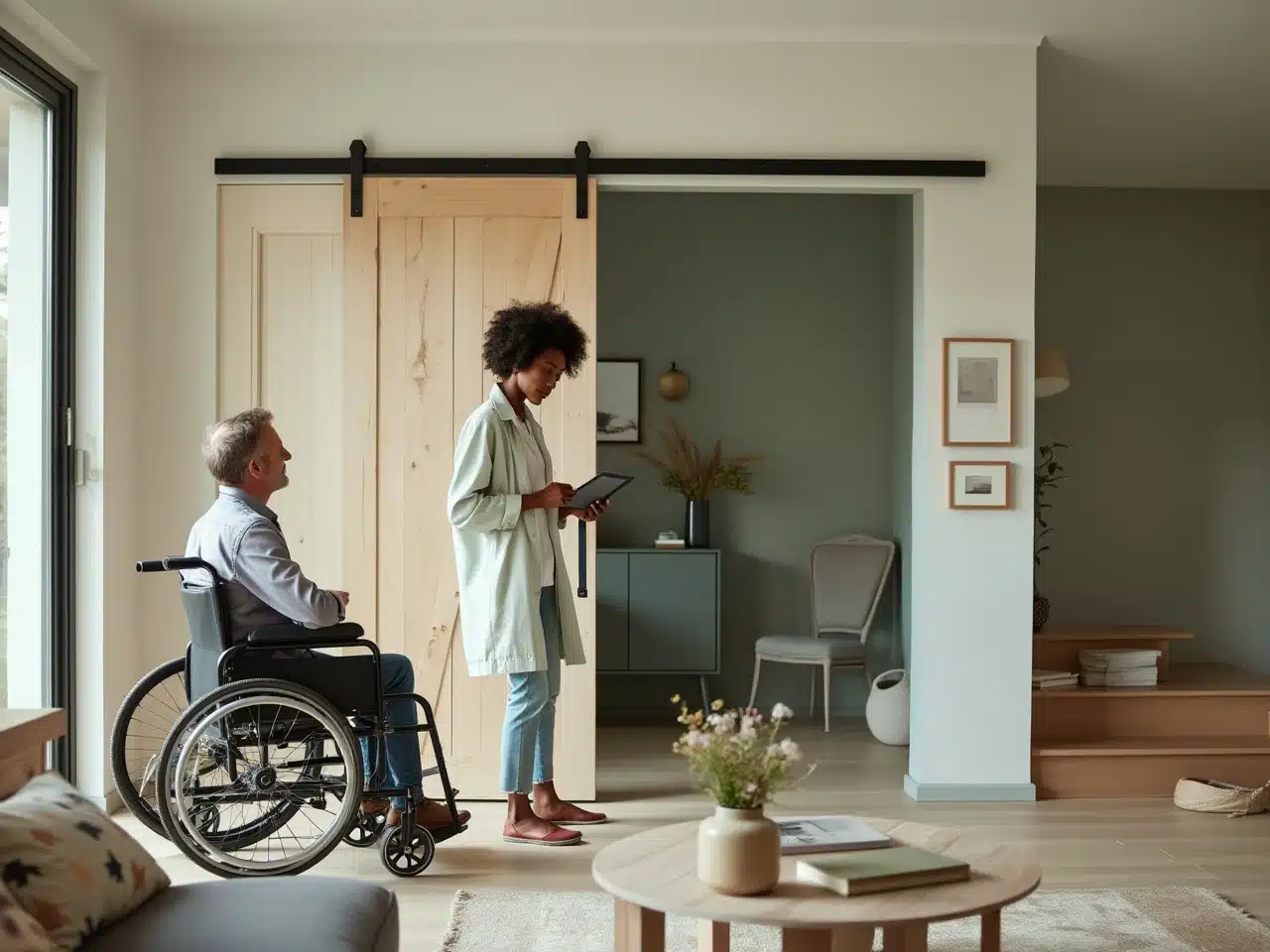 Kit porte coulissante, la solution déco gain de place